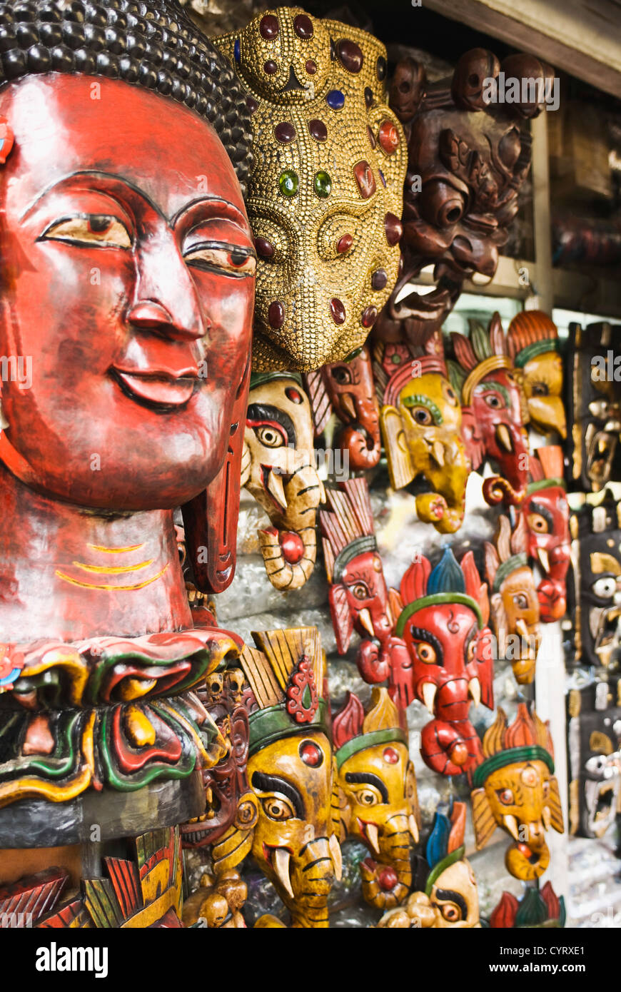 Grotesque human masks hi-res stock photography and images - Alamy