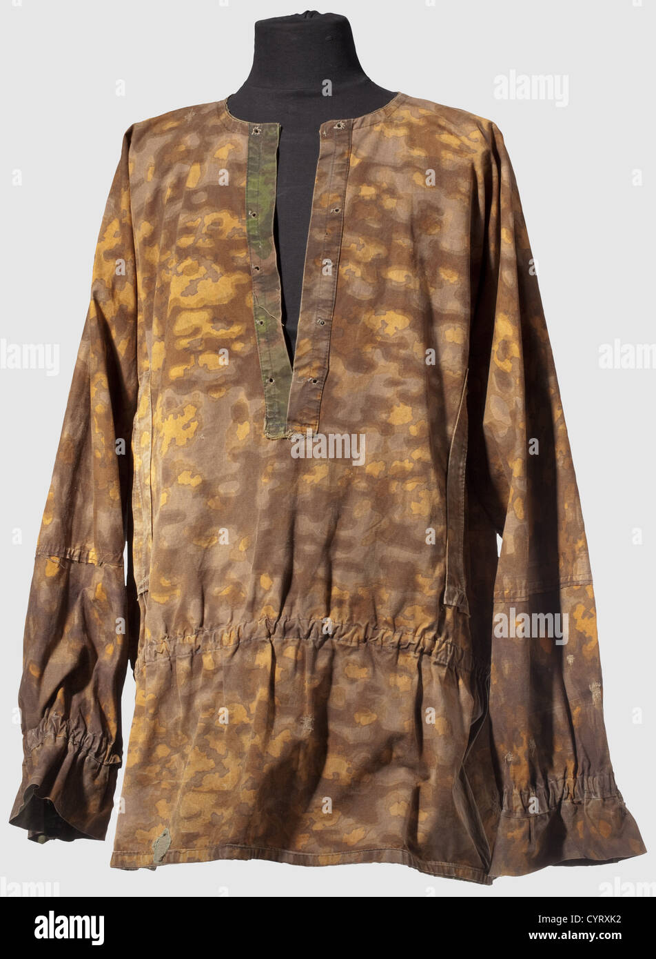 A reversible camouflage smock M 1940 in blurred edge pattern,of the ...