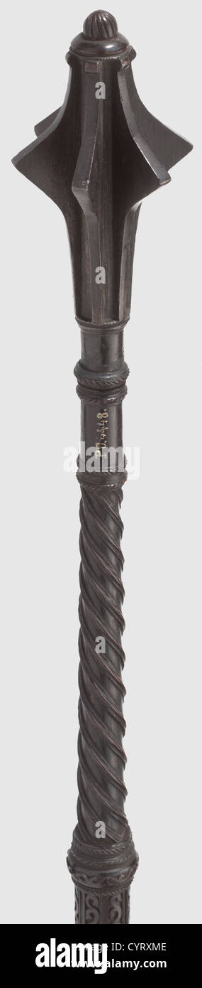 A German ceremonial mace,circa 1600 Striking head with six pointed ...