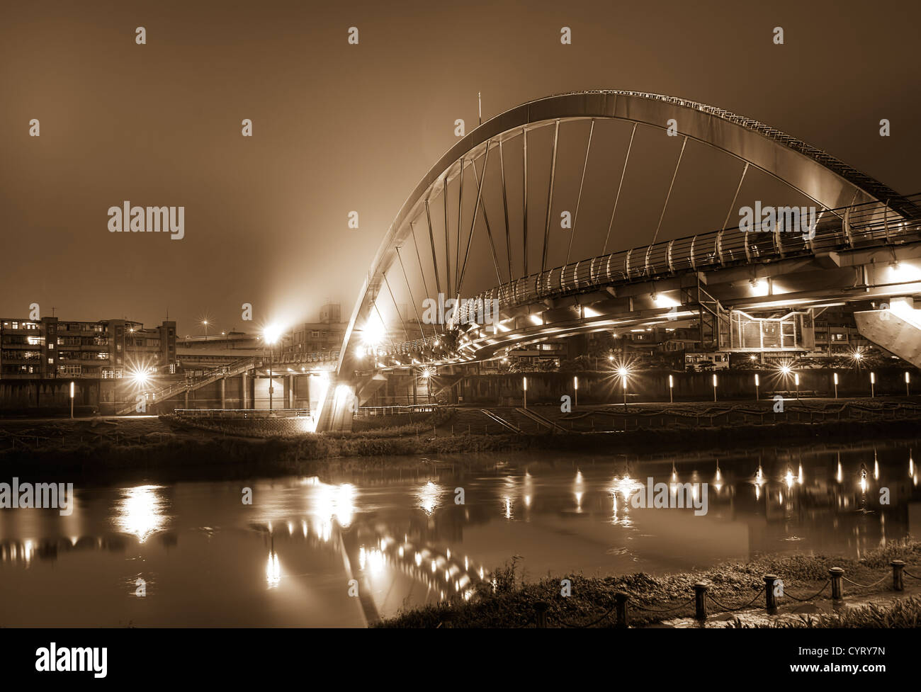 It is a beautiful and colorful bridge Stock Photo - Alamy