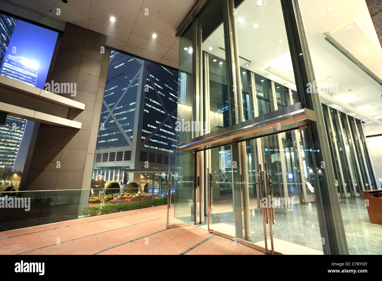 business center enterence Stock Photo - Alamy
