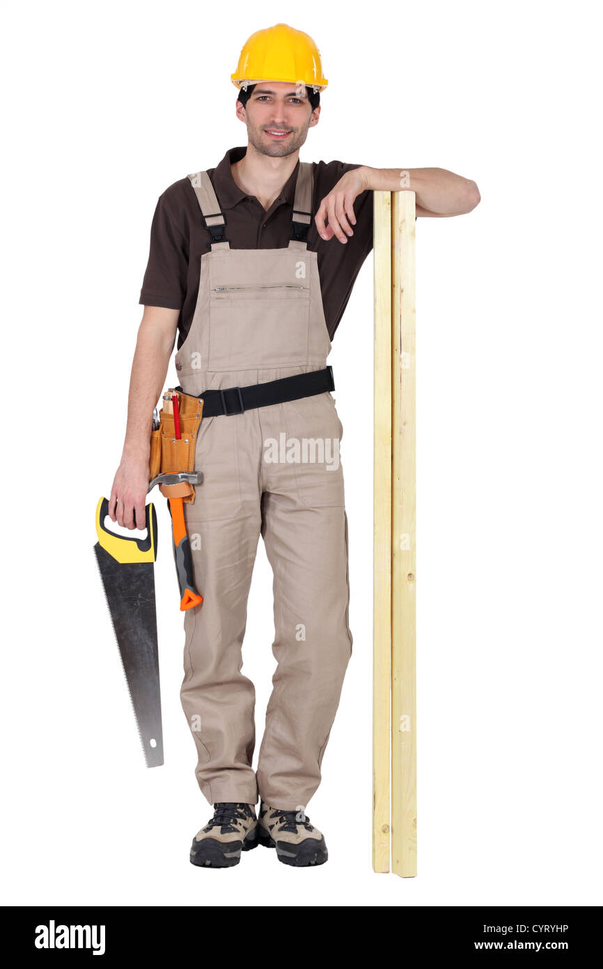 Man carpenter shoes hi-res stock photography and images - Alamy