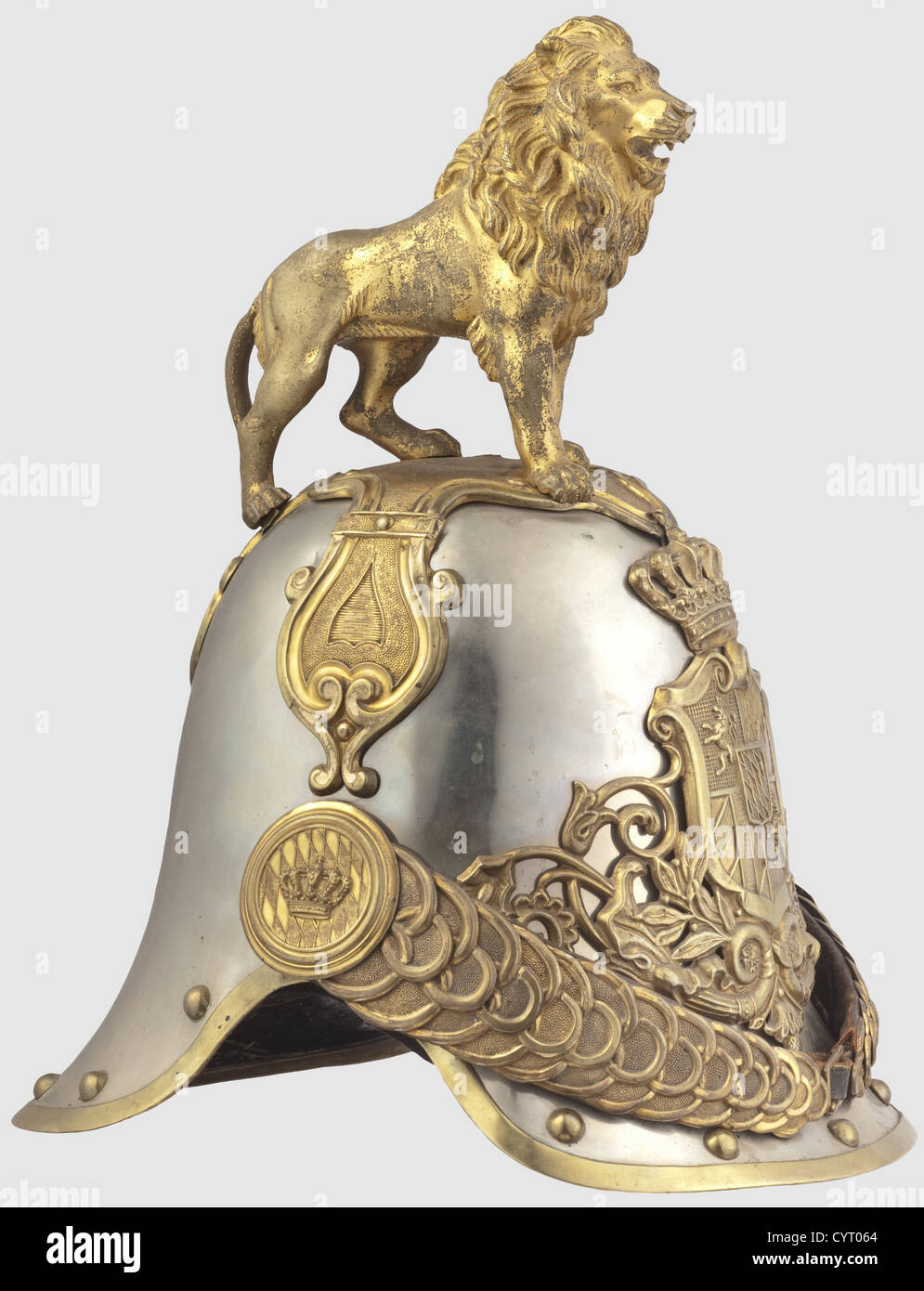 A M 1852 helmet,of Royal Bavarian Hartschiere Life Guards Version for ...