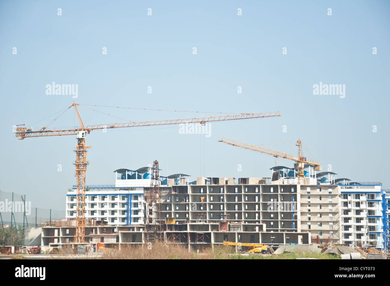 construction site for building Stock Photo - Alamy
