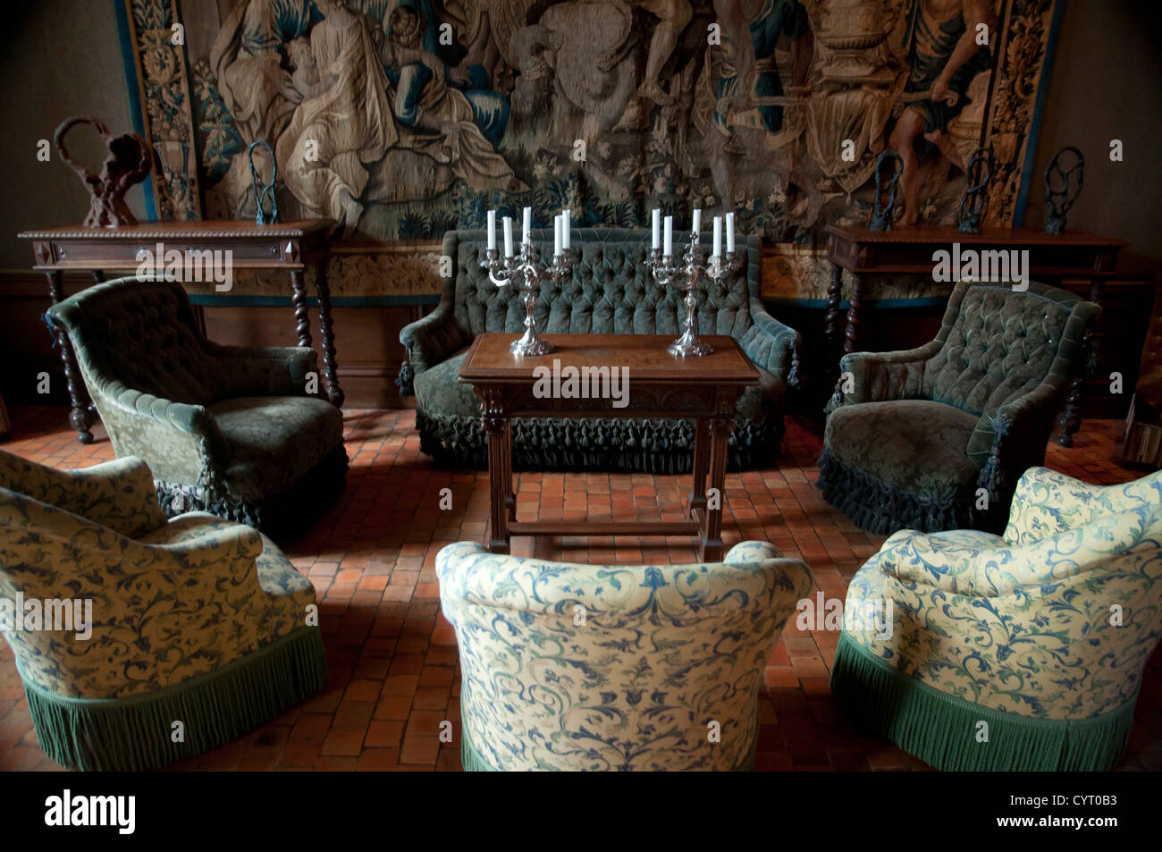 Inside chateau chaumont hi-res stock photography and images - Alamy