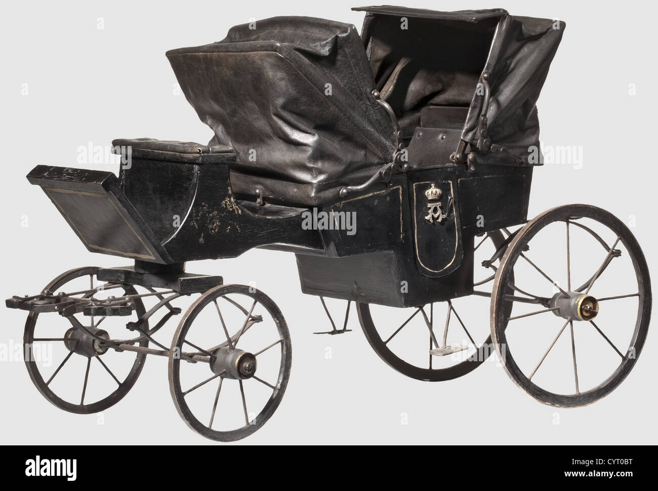 Prince Alfons of Bavaria(1862 - 1933),a model of a landau coach,early ...