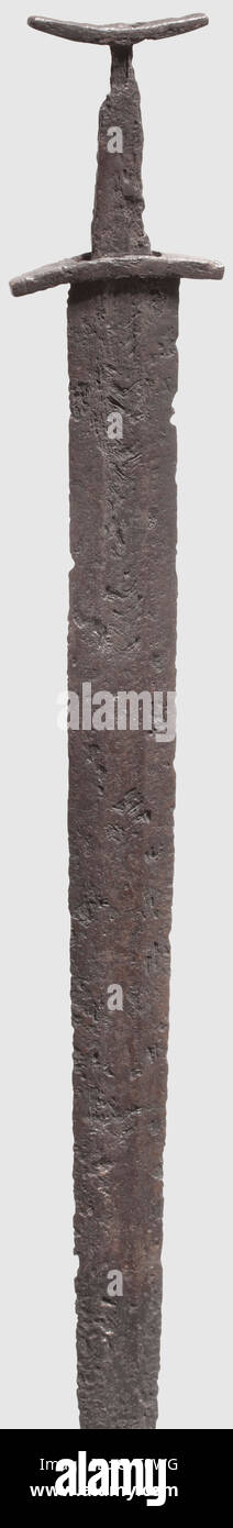 A Central European Frankish Spatha, 7th Century Broad double-edged ...