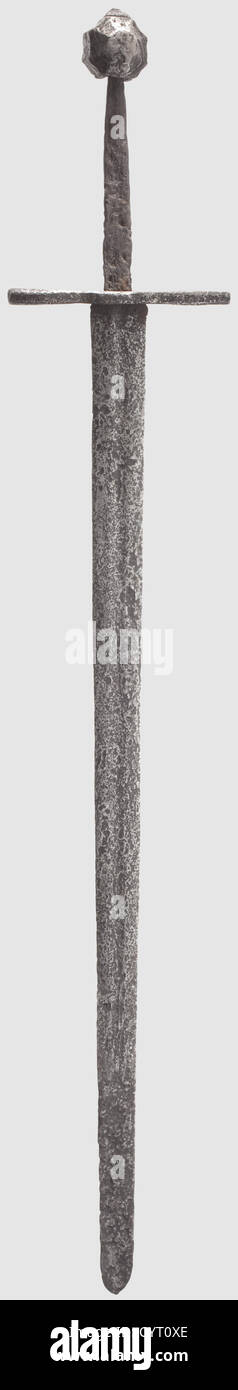 A German hand and a half sword, Beginning of the 15th Century Double ...