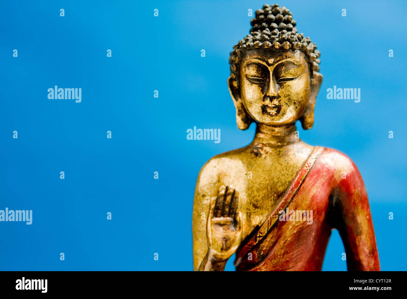 Buddha statue in a meditation position with a zen state of mind Stock ...