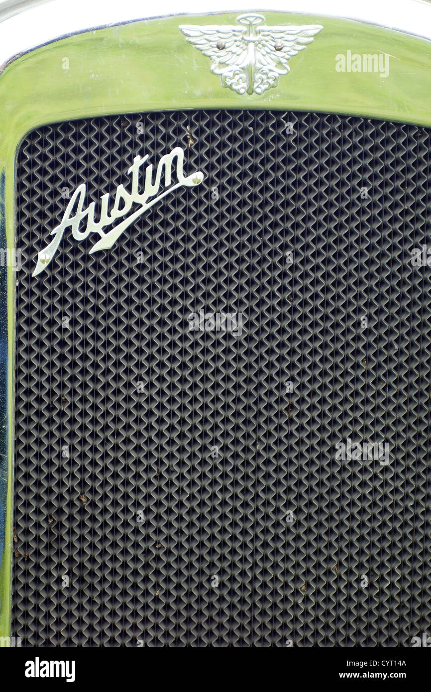 Detail of Austin Seven Radiator Stock Photo - Alamy