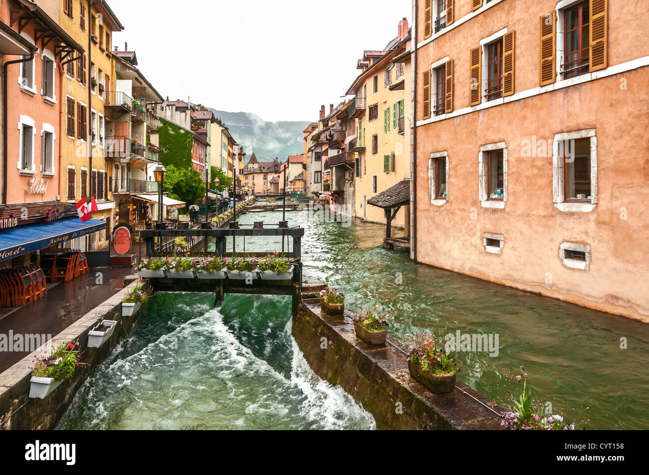 A river in Annecy France Stock Photo - Alamy