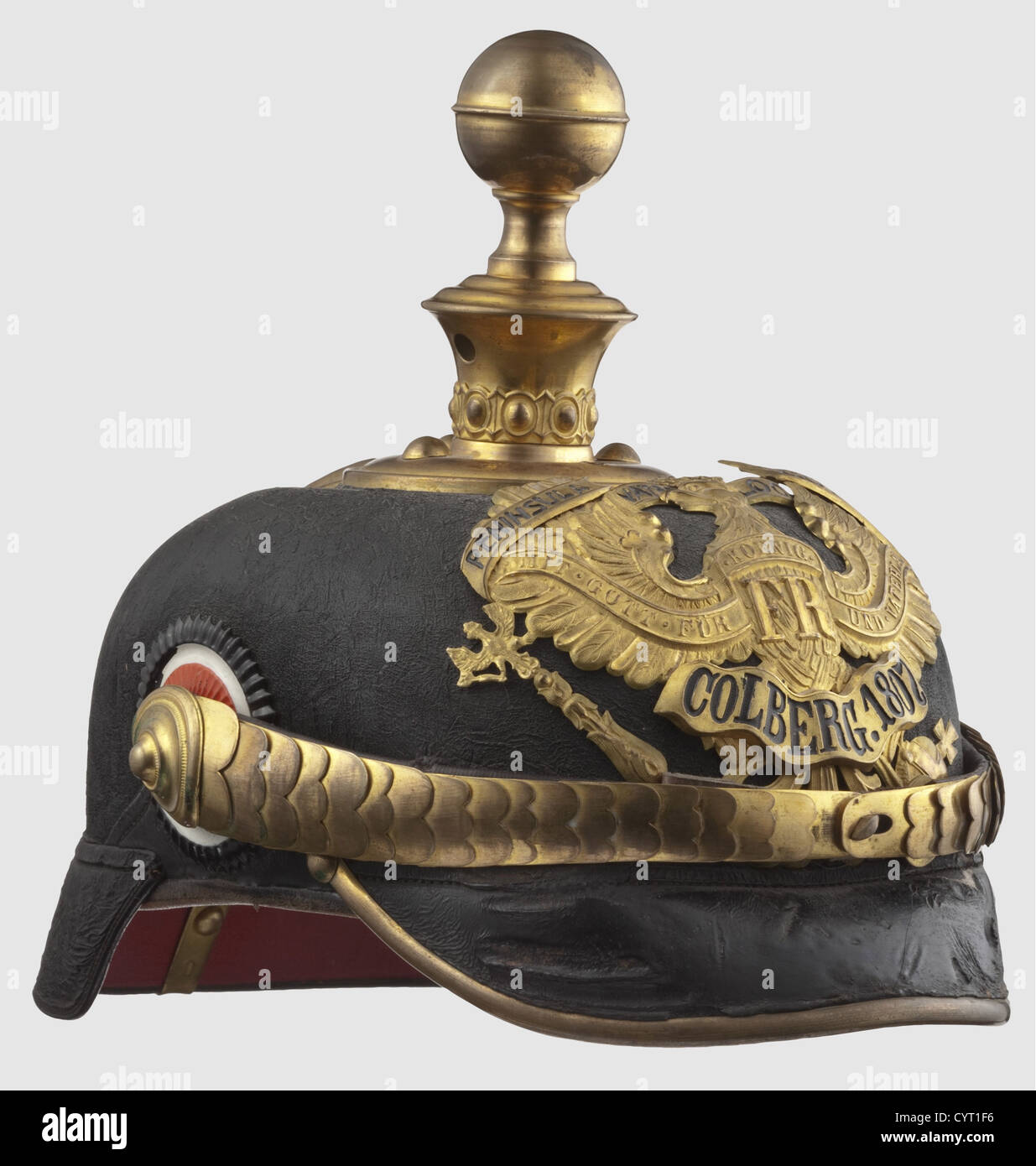 A helmet for one-year volunteers,of the FAR of Scharnhorst(1st Hanover ...