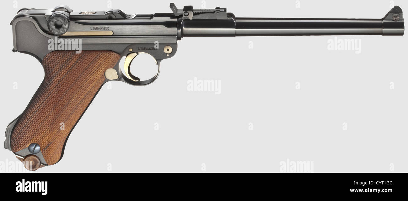 Long Pistol 08,commemorative model,in its case,Cal.9 mm Parabellum,no ...
