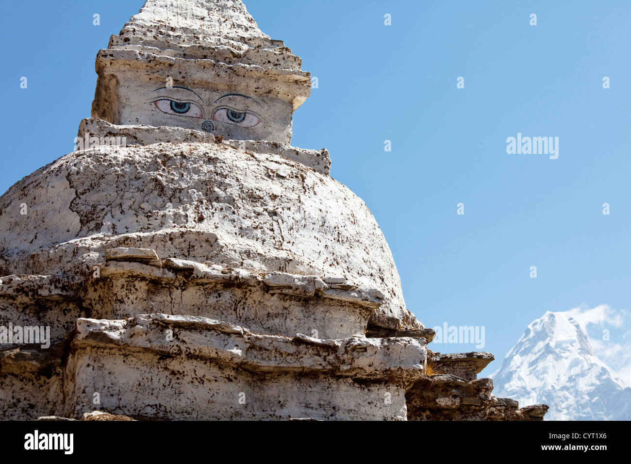 Stupa in Himalaya Stock Photo - Alamy