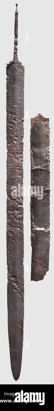 A Celtic long sword,Central Europe,middle Latène period,3rd/2nd century ...