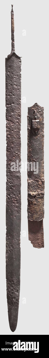 A Celtic long sword,Central Europe,middle Latène period,3rd/2nd century ...