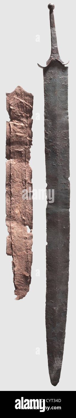 A Celtic long sword,Central Europe,middle Latène period,3rd / 2nd ...