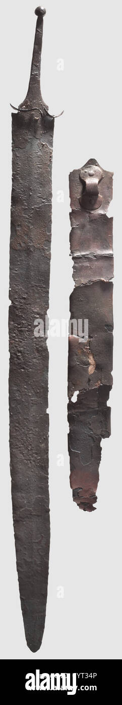 A Celtic long sword,Central Europe,middle Latène period,3rd / 2nd ...