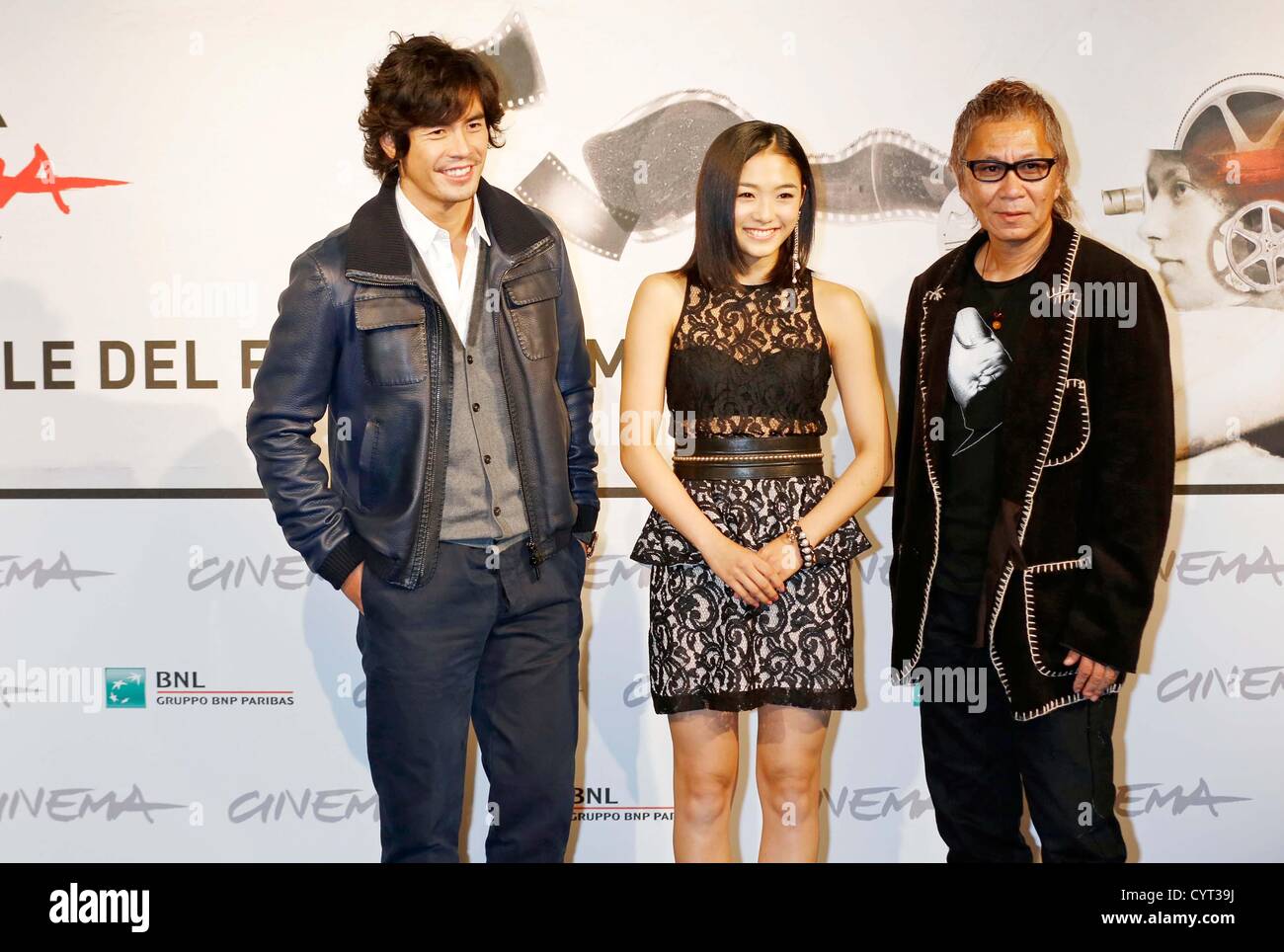 Nov. 7, 2012 - Rome, Ca, Italy - HIDEAKI ITO, ERINA MIZUNO, TAKASHI ...