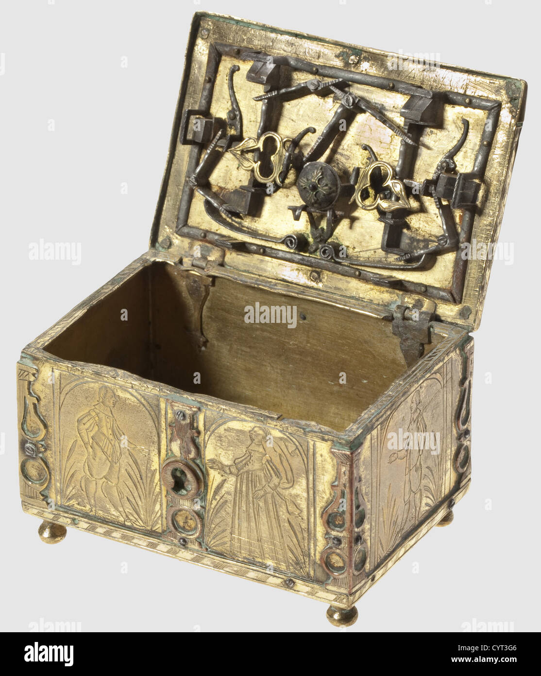 A miniature casket by Michel Mann,Nuremberg,around 1610 Rectangular ...