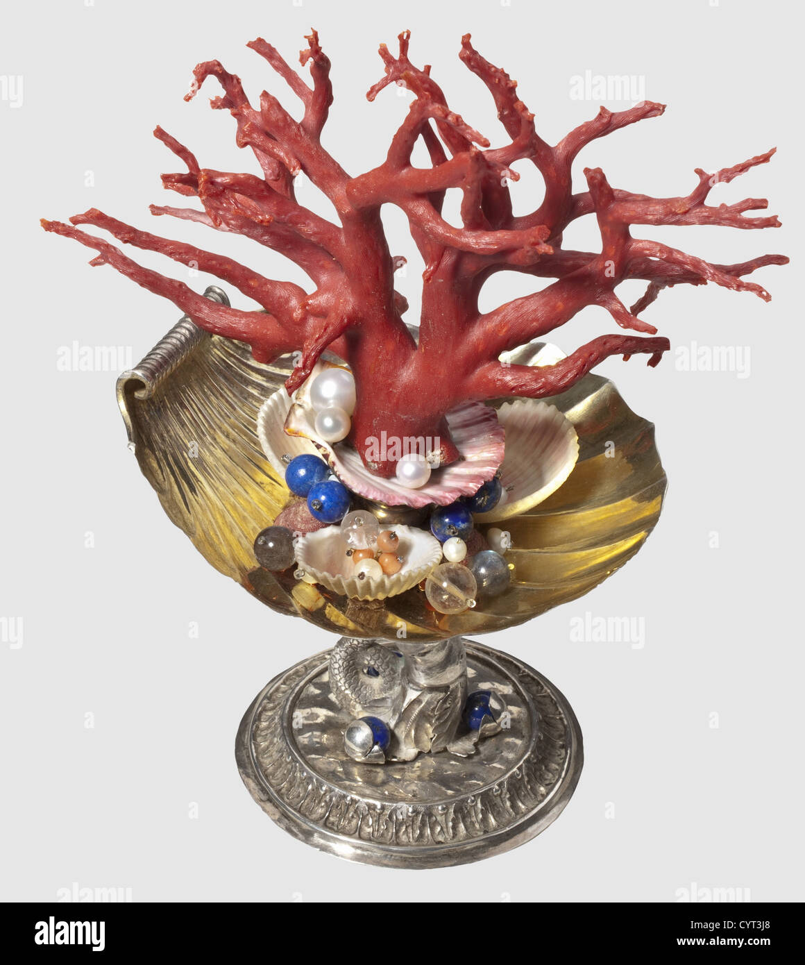 A Southern German tree coral,19th Century A beautifully grown richly ...