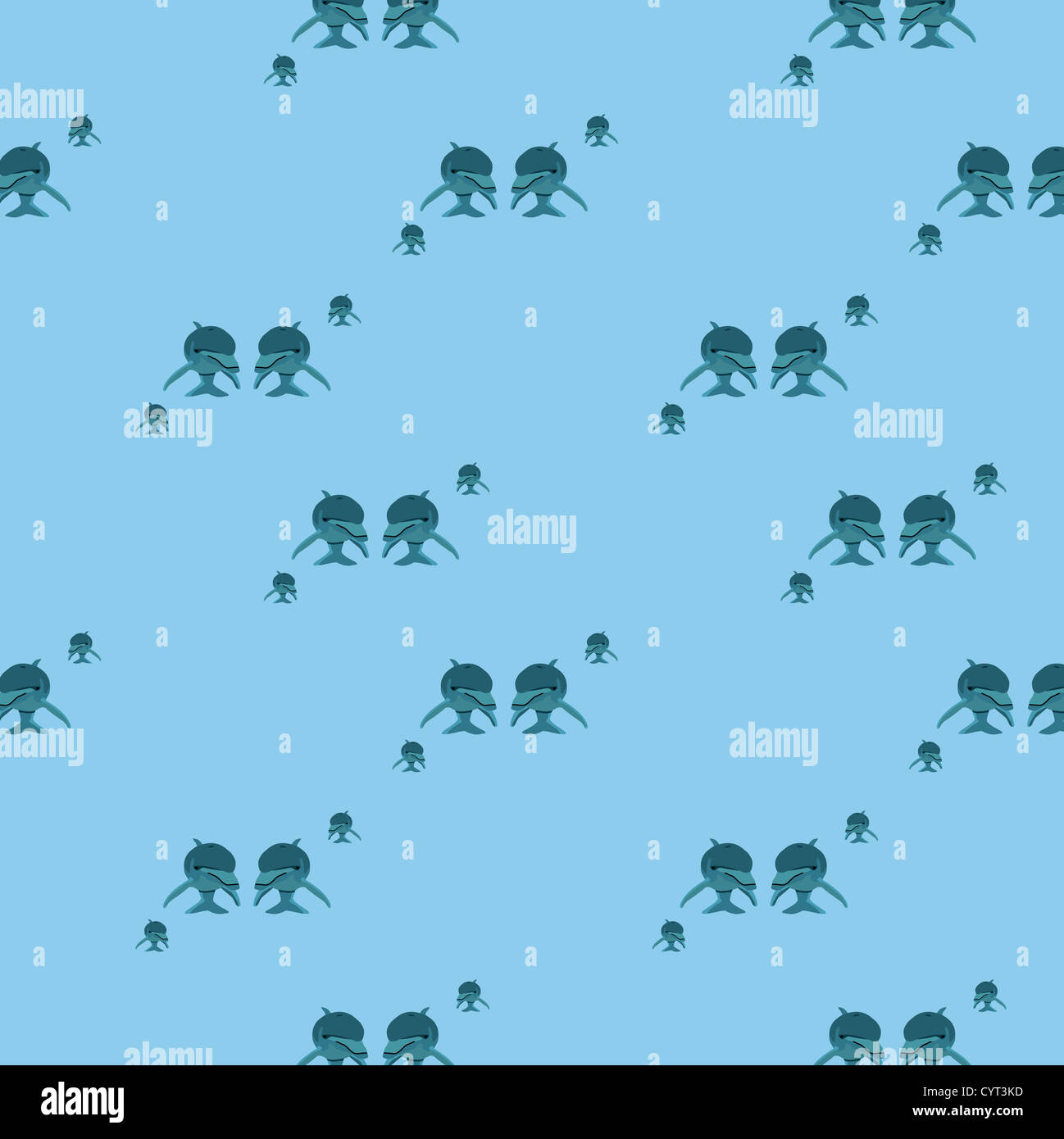 Dolphin pattern hi-res stock photography and images - Alamy