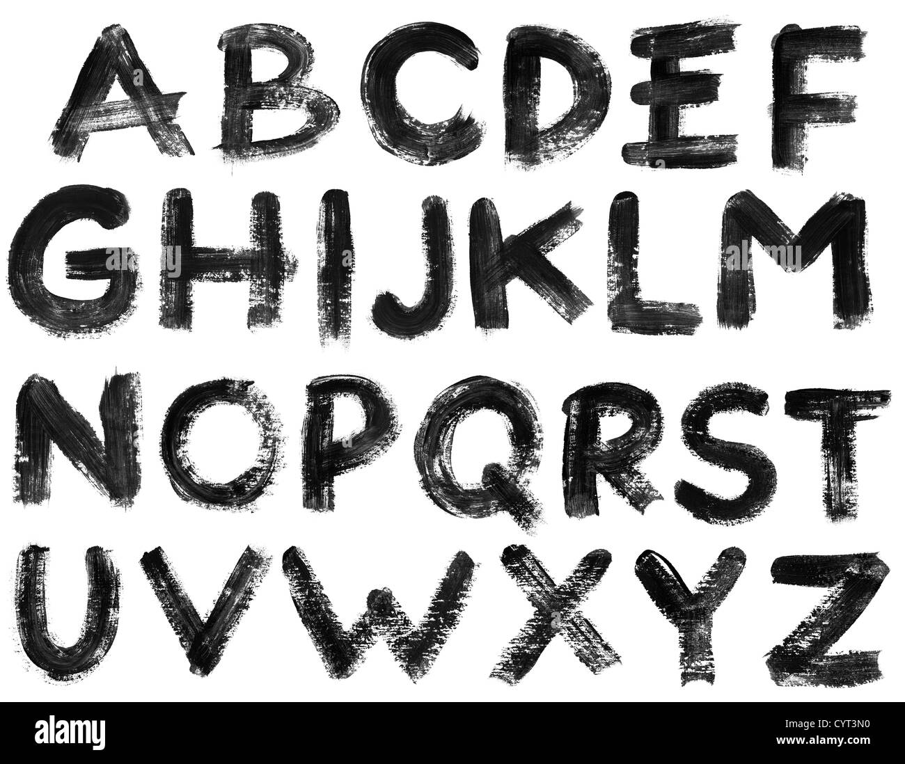 Alphabet letters Black and White Stock Photos & Images - Alamy