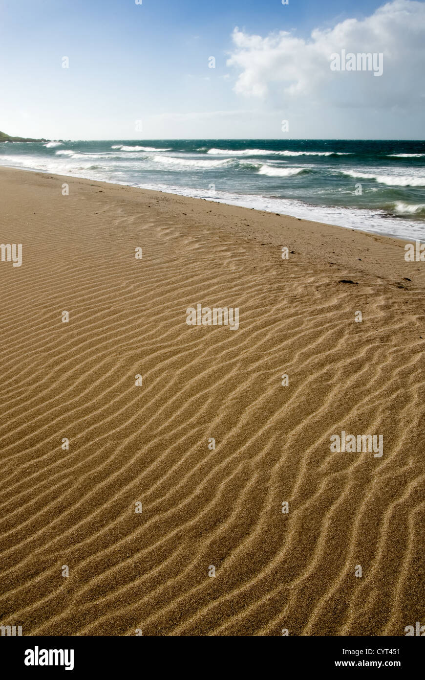 It is a beautiful beach sand shap in Taiwan Stock Photo - Alamy