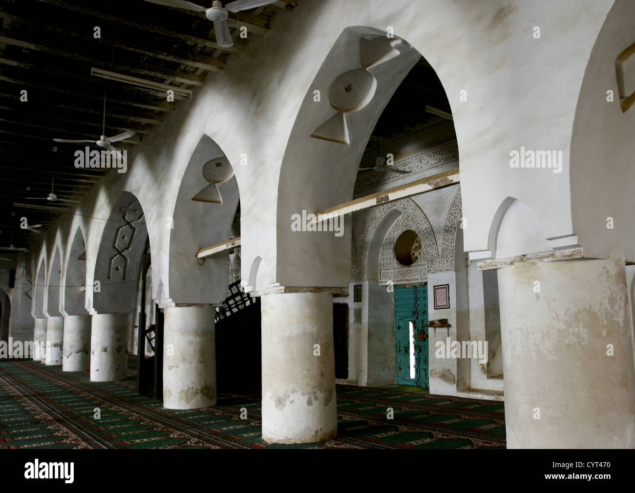 Sculpted Arcades In A Mosque, Zabid, Yemen Stock Photo - Alamy