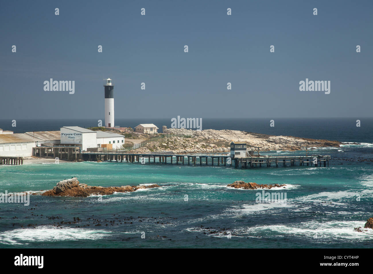 Doring Bay (Doringbaai), lighthouse, West Cape, South Africa Stock ...