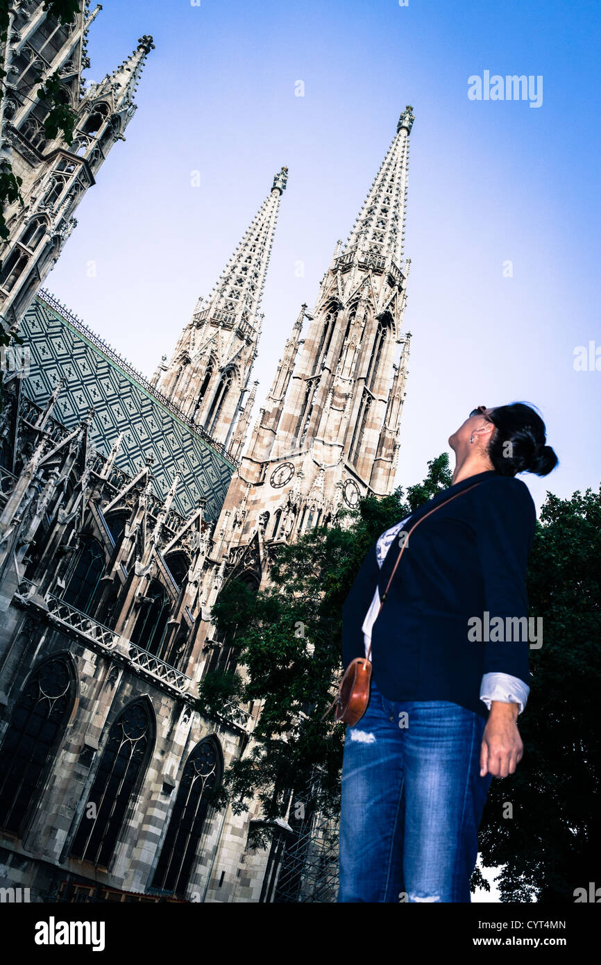 Austria map sightseeing hi-res stock photography and images - Alamy