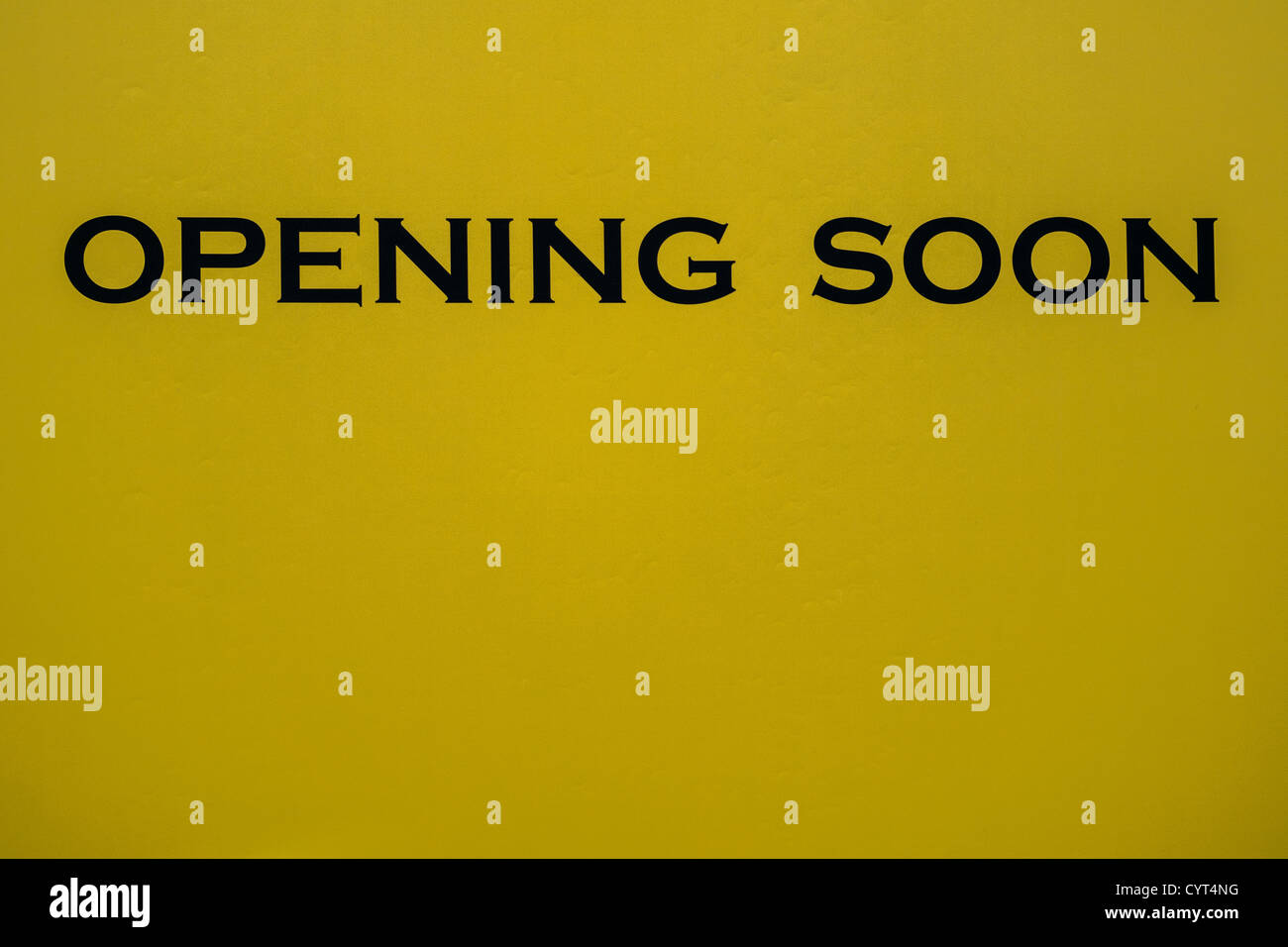 Opening soon word hi-res stock photography and images - Alamy