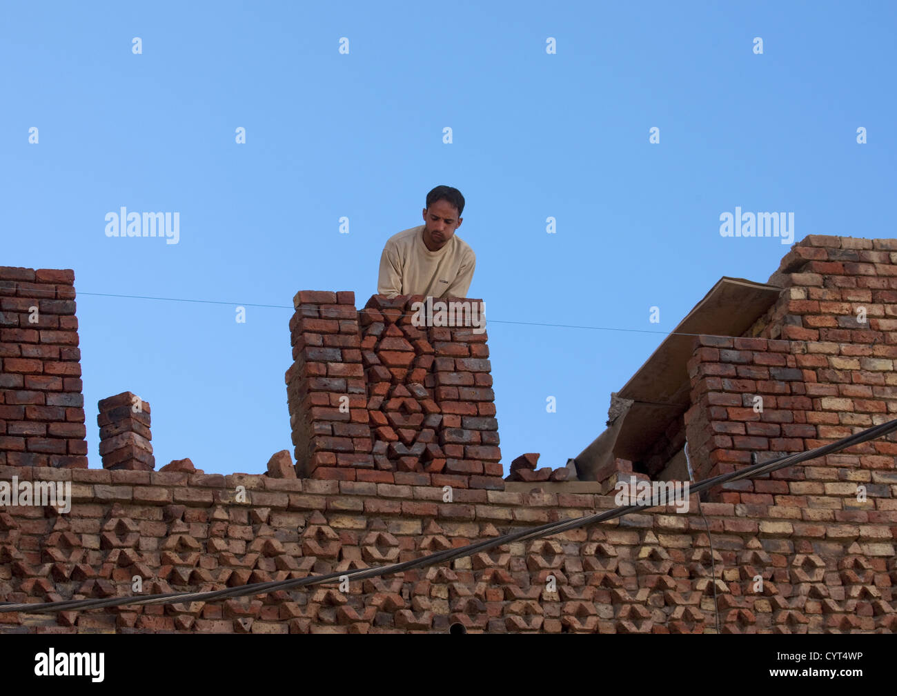 Man on site of historical interest hi-res stock photography and images ...