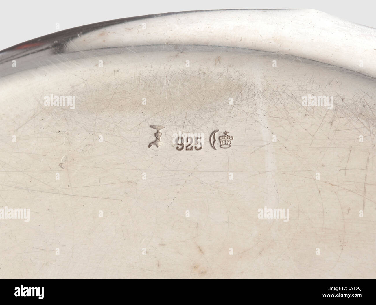 Eva Braun(1912 - 1945),small silver bowls,glass jug and tablecloth A ...