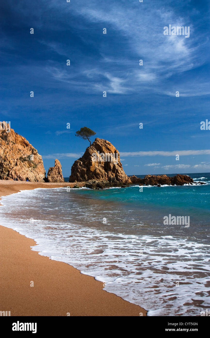 Banyeres de Ses Dones beach. Tossa de Mar (Costa Brava). La Selva ...