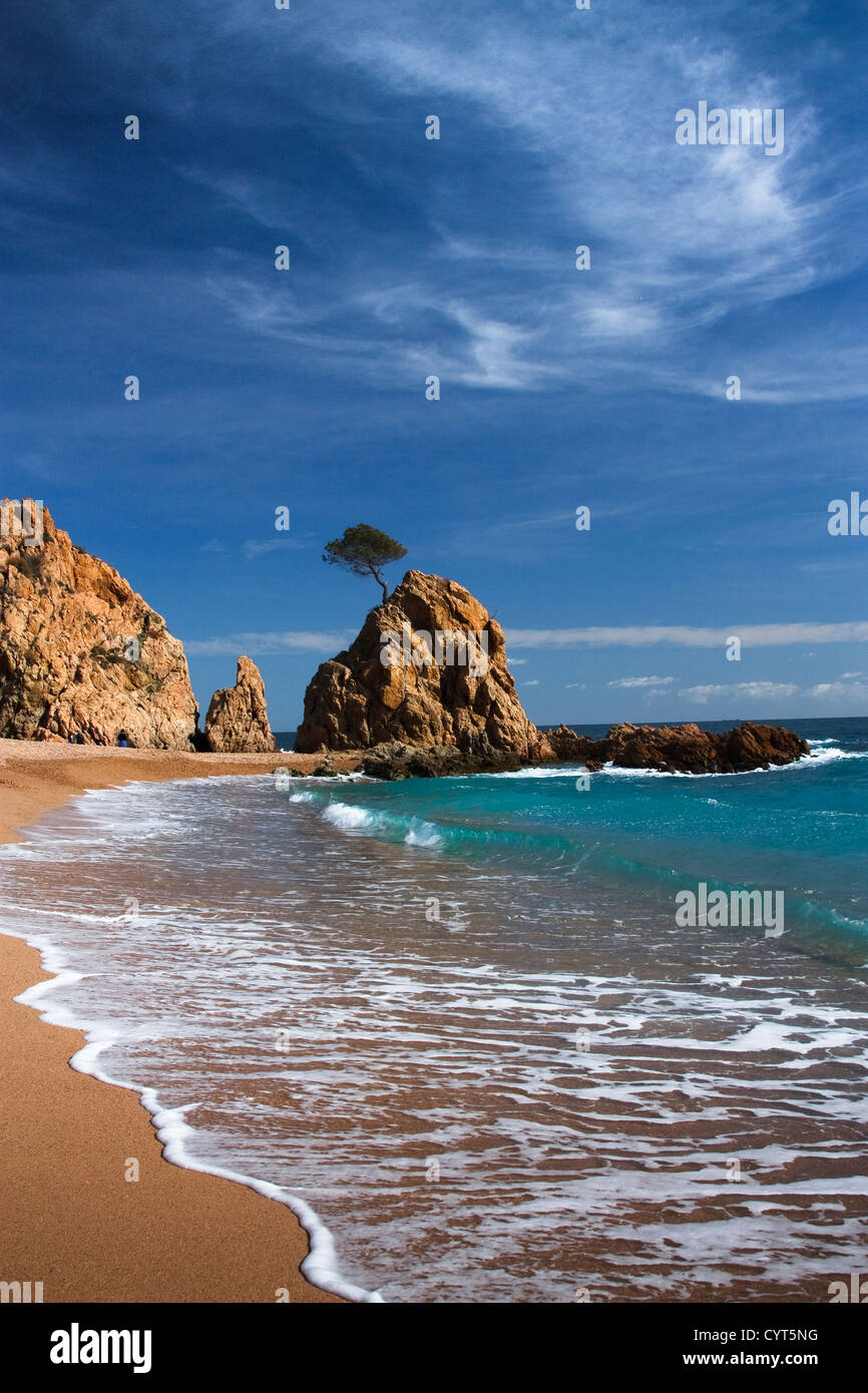 Banyeres de Ses Dones beach. Tossa de Mar (Costa Brava). La Selva ...
