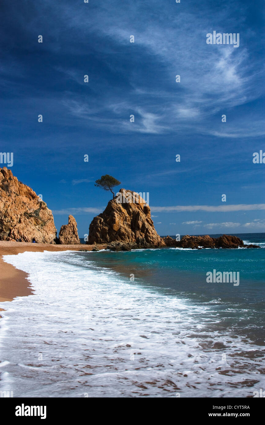 Banyeres de Ses Dones beach. Tossa de Mar (Costa Brava). La Selva ...