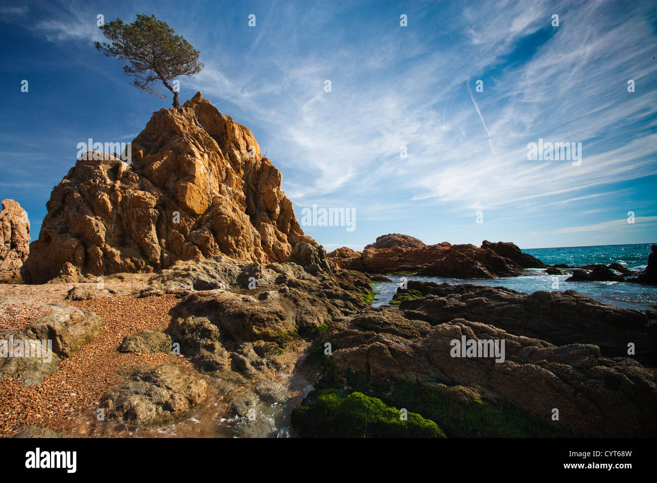 Banyeres de Ses Dones beach. Tossa de Mar (Costa Brava). La Selva ...