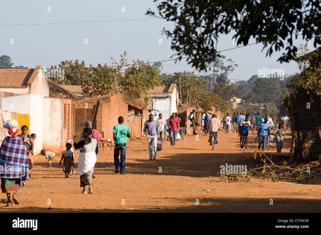 street scene, northern suburb, Lichinga, mozambique Stock Photo - Alamy