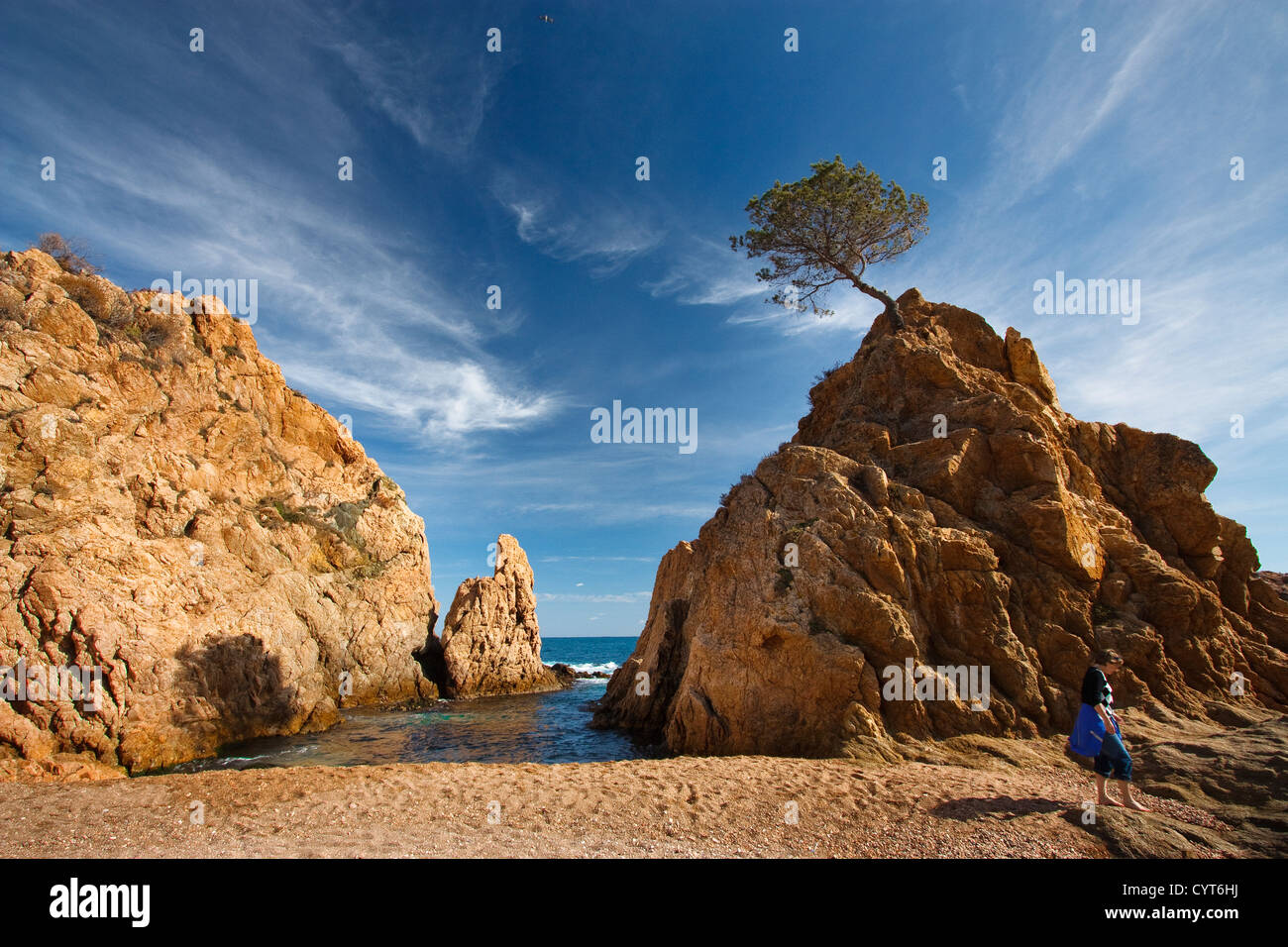 Banyeres de Ses Dones beach. Tossa de Mar (Costa Brava). La Selva ...