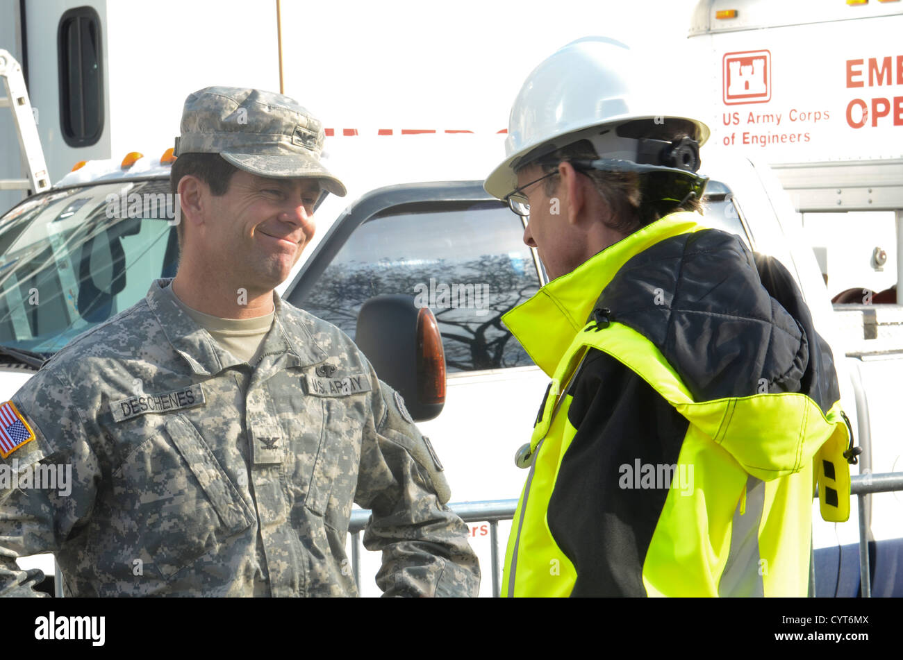 U.S. Army Col. Mark Deschenes, deputy commander, Joint Task Force ...