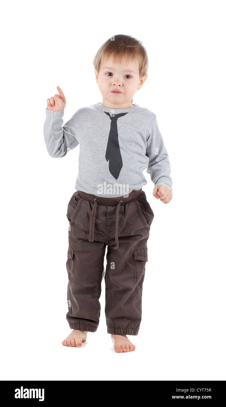 Small baby. Isolated on white background Stock Photo - Alamy