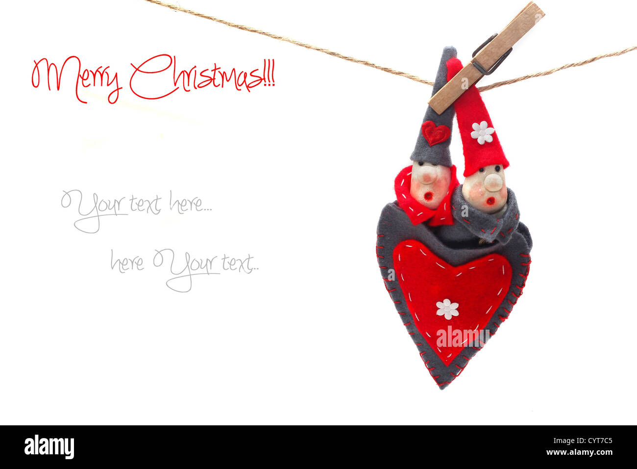 Natural christmas decoration homemade Cut Out Stock Images & Pictures ...