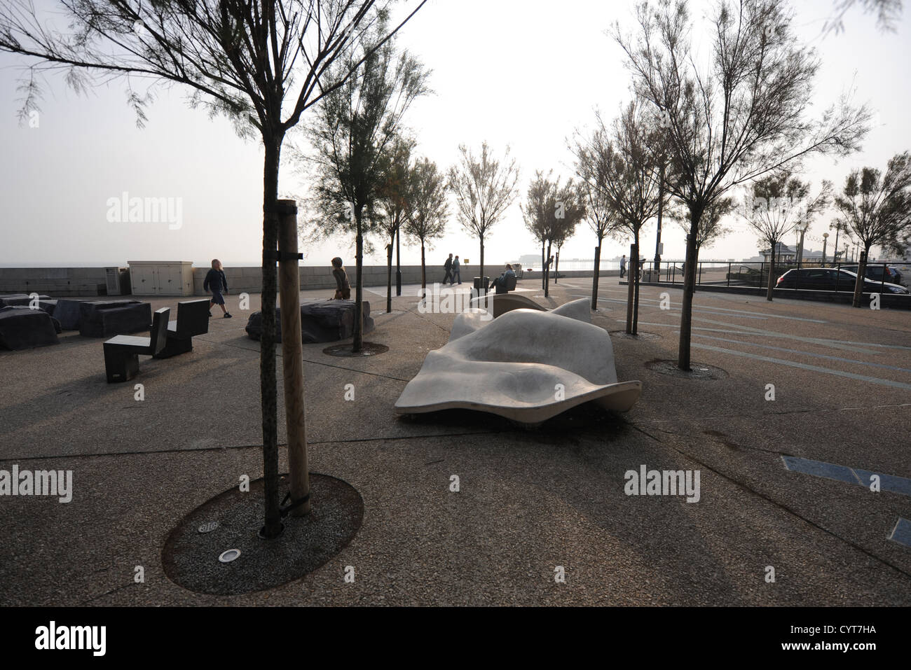 Splash Point Worthing seafront West Sussex UK Stock Photo - Alamy