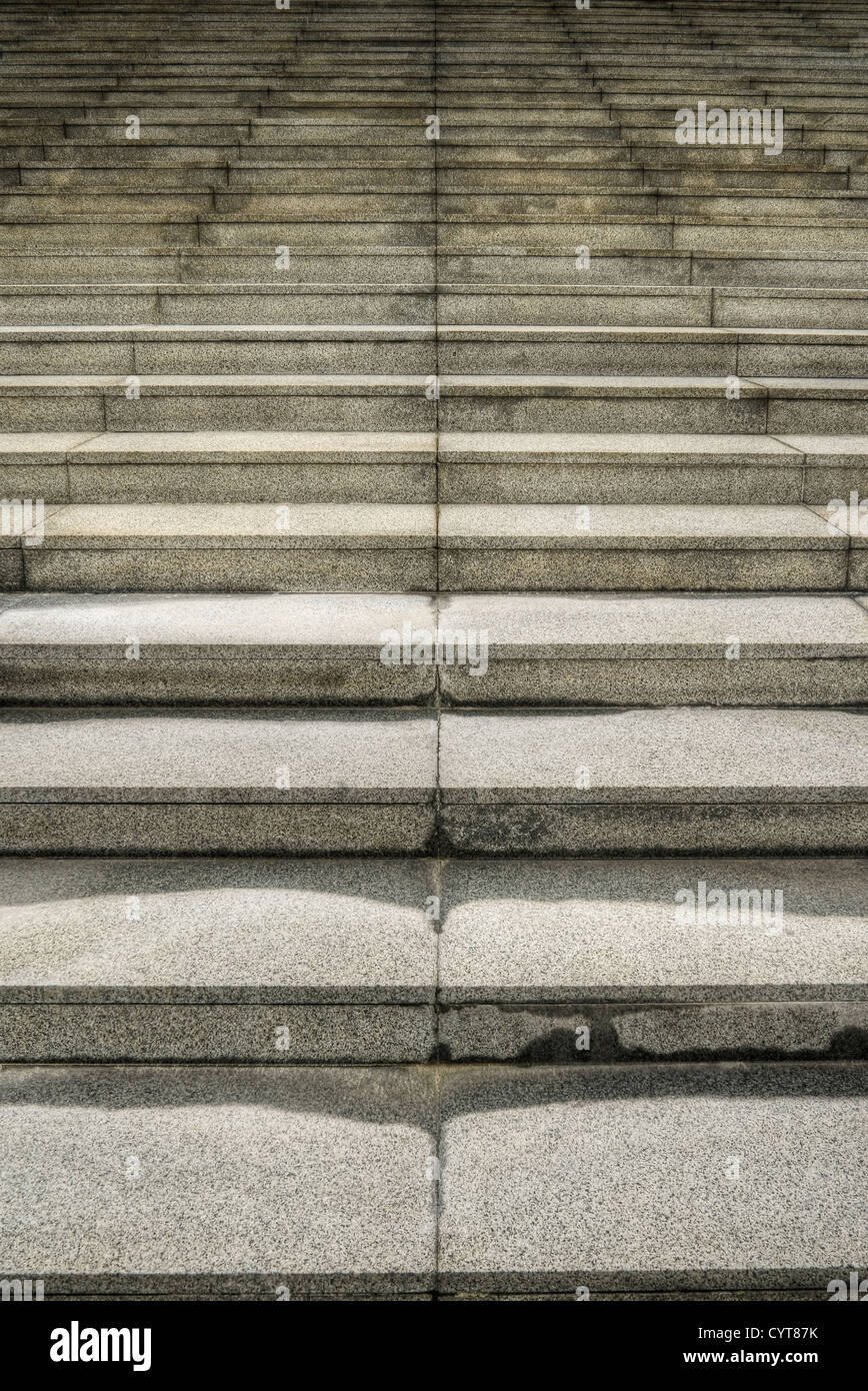 Stair of stone in the outside of city Stock Photo - Alamy