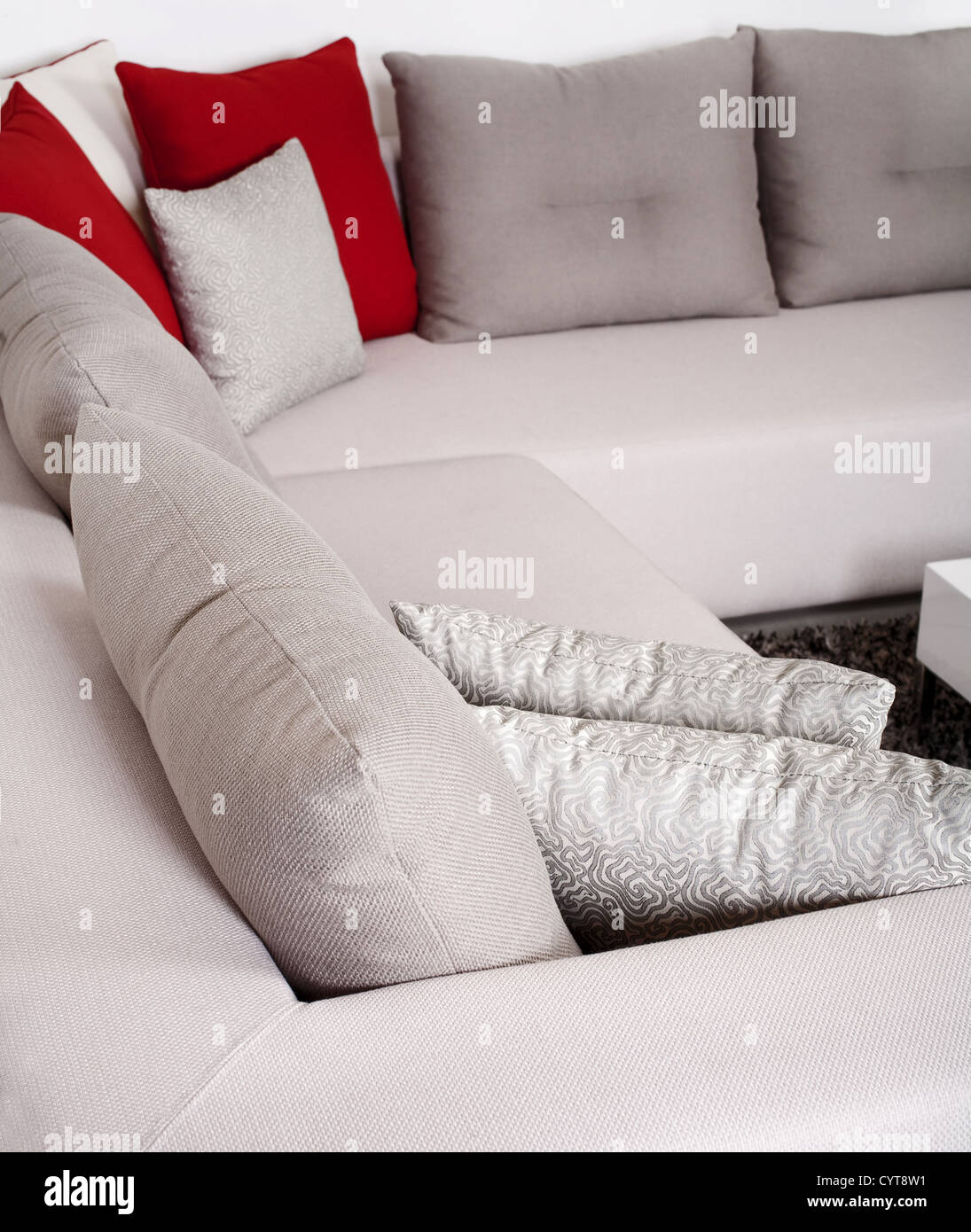 Close-up shot of a trendy couch Stock Photo - Alamy