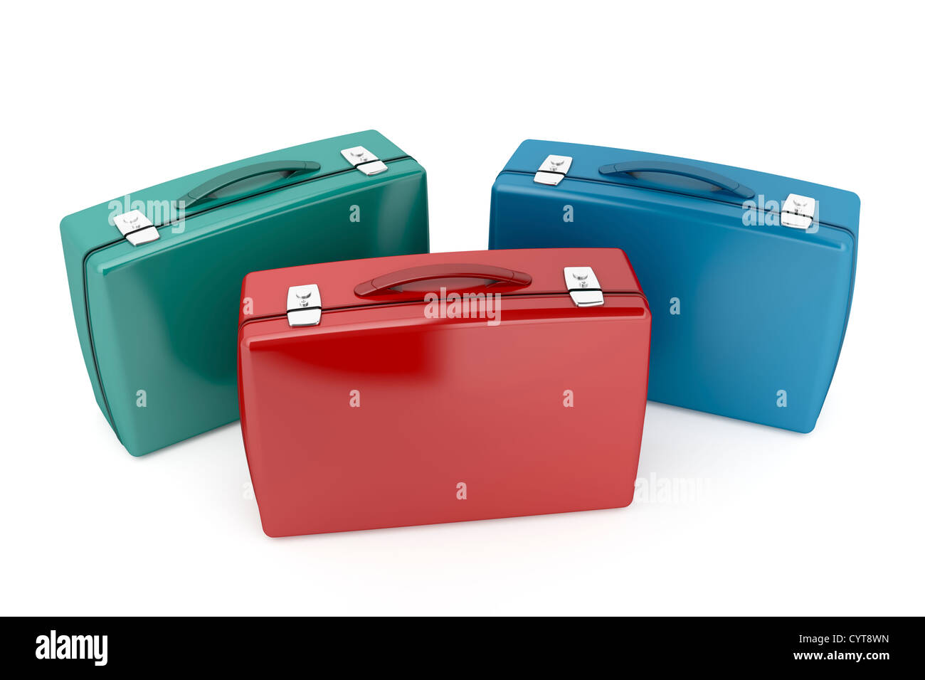 Three briefcases hi-res stock photography and images - Alamy