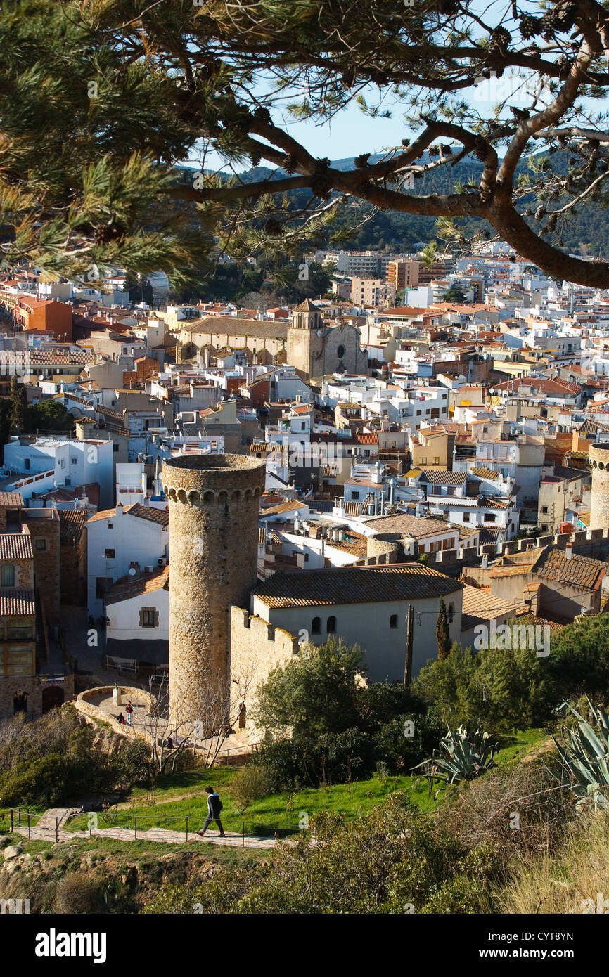 Tossa de Mar (Costa Brava). La Selva. Girona. Catalunya. Spain Stock ...