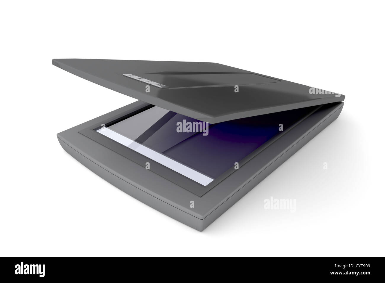 Flatbed scanner on white background Stock Photo - Alamy