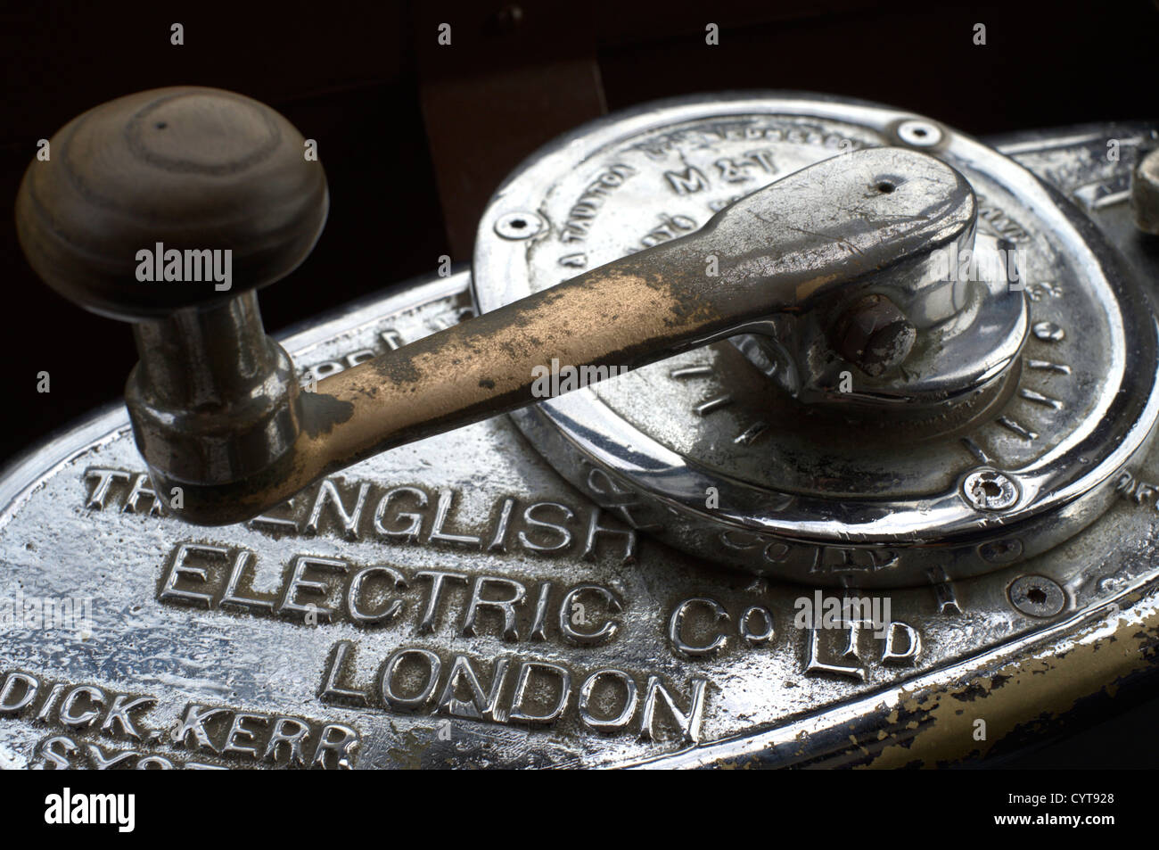 A tram speed regulator, still working Stock Photo - Alamy